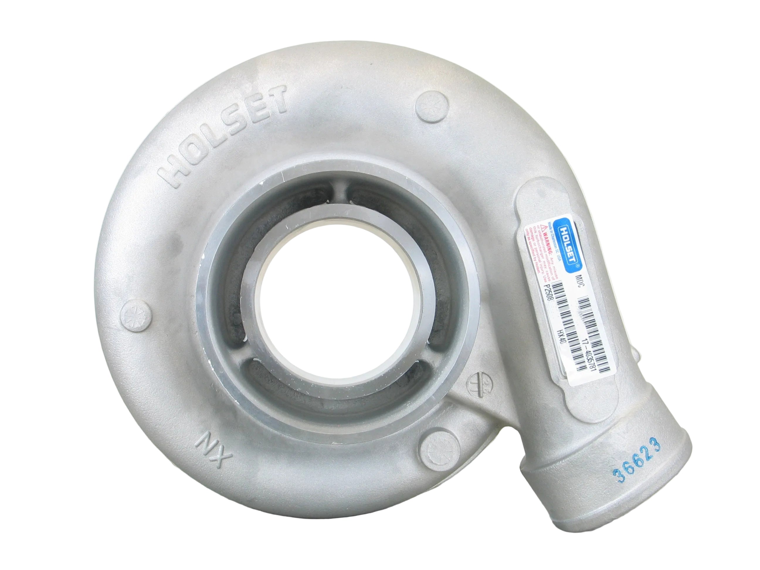 NEW Holset HX35 HX40 HE400FG Turbo Compressor Housing Cummins 6BT 6CT ...